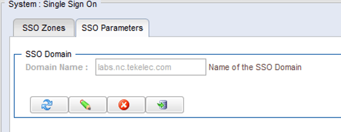 iDIH Configuration to Configure the SSO Domain